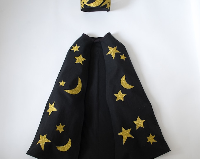 Sun Astrology Moon and Stars Wizard Mysticloak Original Art Woven ...