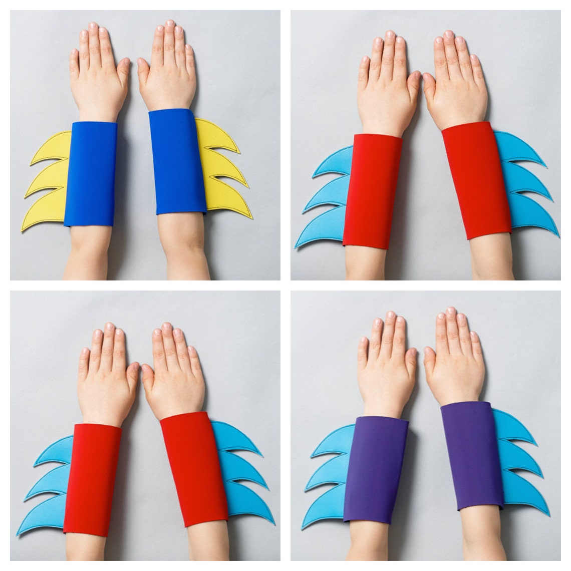 Superhero Wristbands... Brights - Etsy