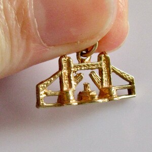 Tower Bridge London Vintage 9ct Gold Bracelet Charm - Etsy
