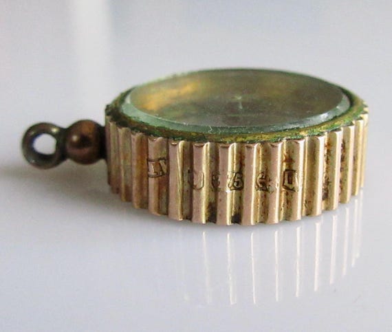 Rare Victorian 9ct Gold Working Compass Charm or Pend… - Gem
