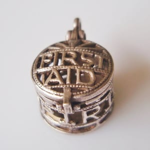 Silver Nuvo First Aid Box Charm Opens - Etsy