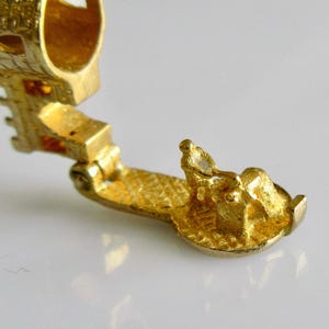 9ct Gold Bloody Tower and Chopping Block Opening Charm - Etsy