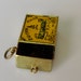 9ct Gold and Enamel Match Box Charm Opens - Etsy