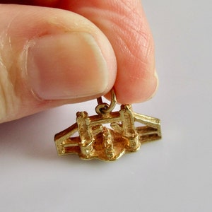 Tower Bridge London Vintage 9ct Gold Bracelet Charm - Etsy