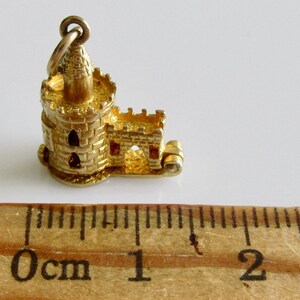 9ct Gold Bloody Tower and Chopping Block Opening Charm - Etsy