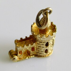 9ct Gold Bloody Tower and Chopping Block Opening Charm - Etsy