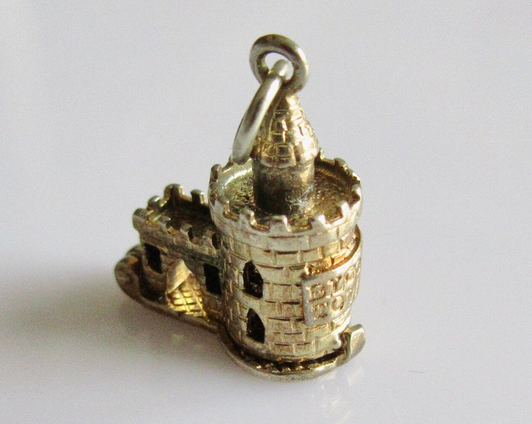 9ct Gold Bloody Tower and Chopping Block Opening Charm - Etsy