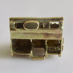 9ct Gold Steam Train in a Station Moving Charm - Etsy