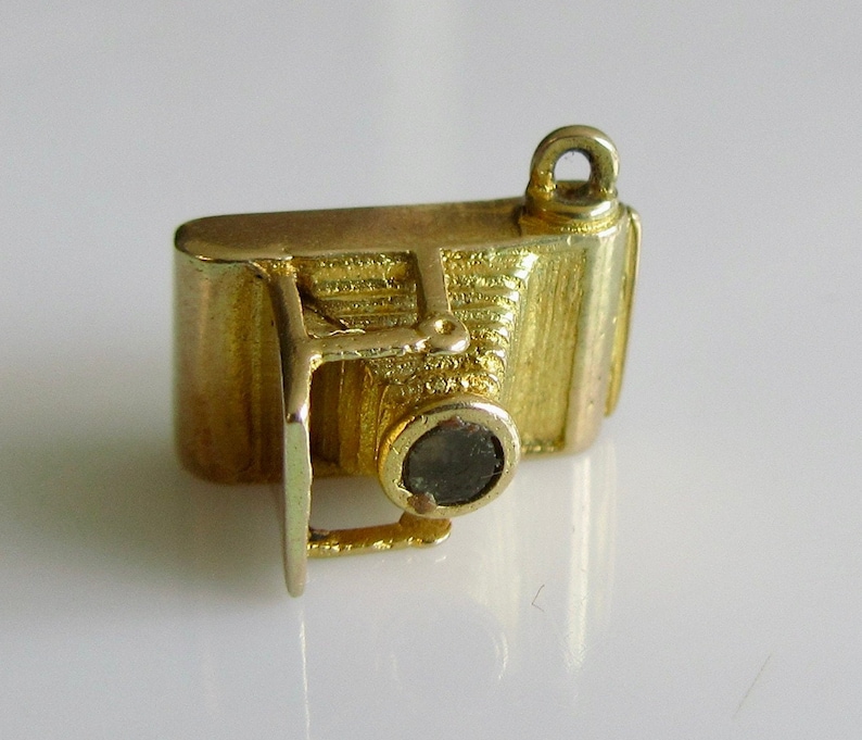 Vintage 9ct Gold Camera With Stanhope Scenes of London Charm - Etsy