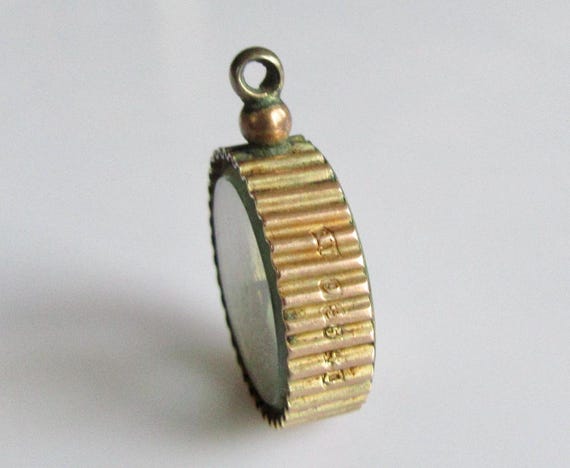 Rare Victorian 9ct Gold Working Compass Charm or Pend… - Gem
