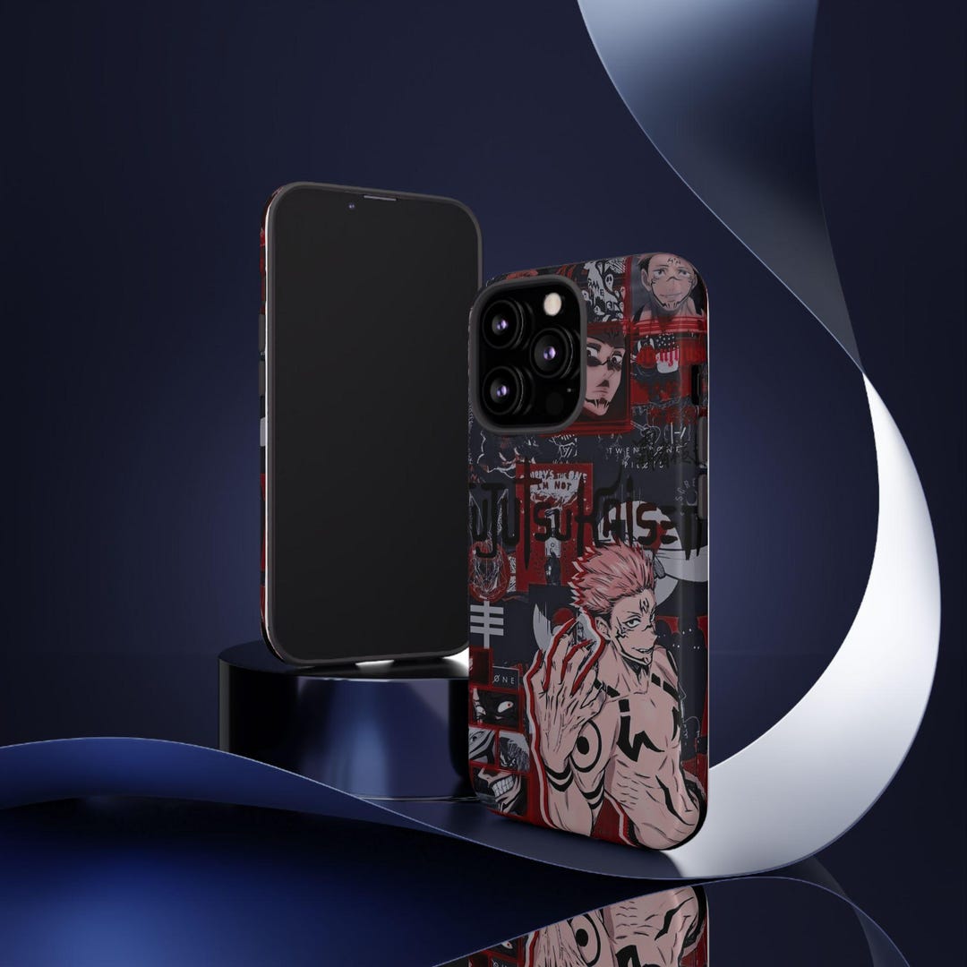 Sukuna Anime Collage Phone Case | Jujutsu Kaisen Villain Pattern - Etsy