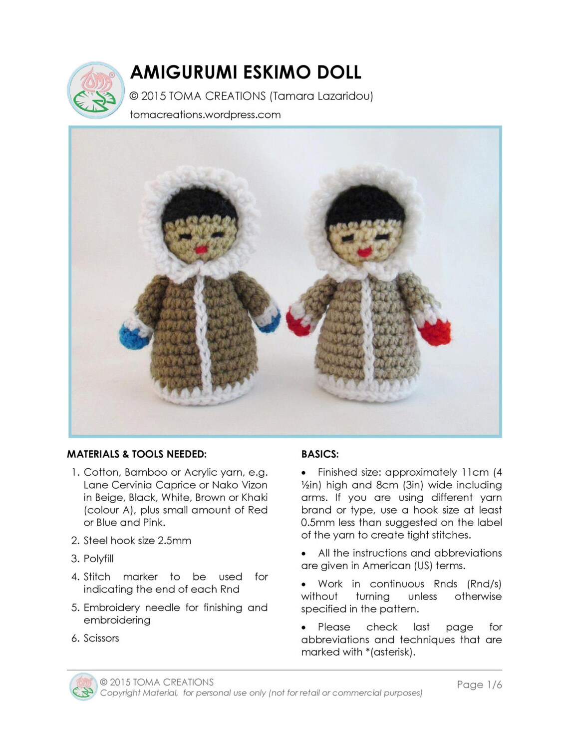 Amigurumi Eskimo - Etsy