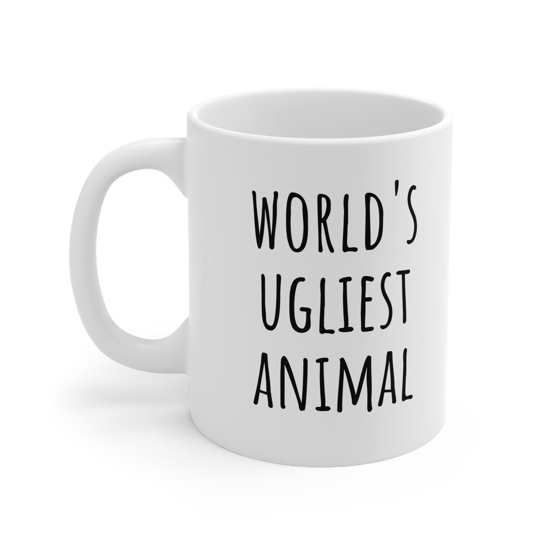 White Blobfish Mug | World's Ugliest Animal Ceramic Coffee Cup - Etsy
