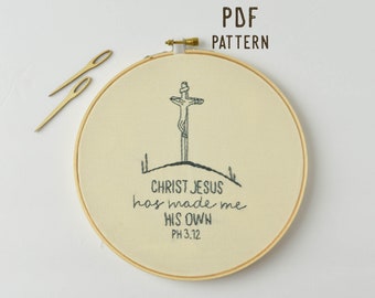 Christian Embroidery Pattern PDF Instant Download Fruits of - Etsy
