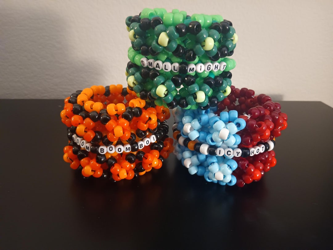 MHA Kandi Cuff Bracelet | My Hero Academia Accessories - Etsy
