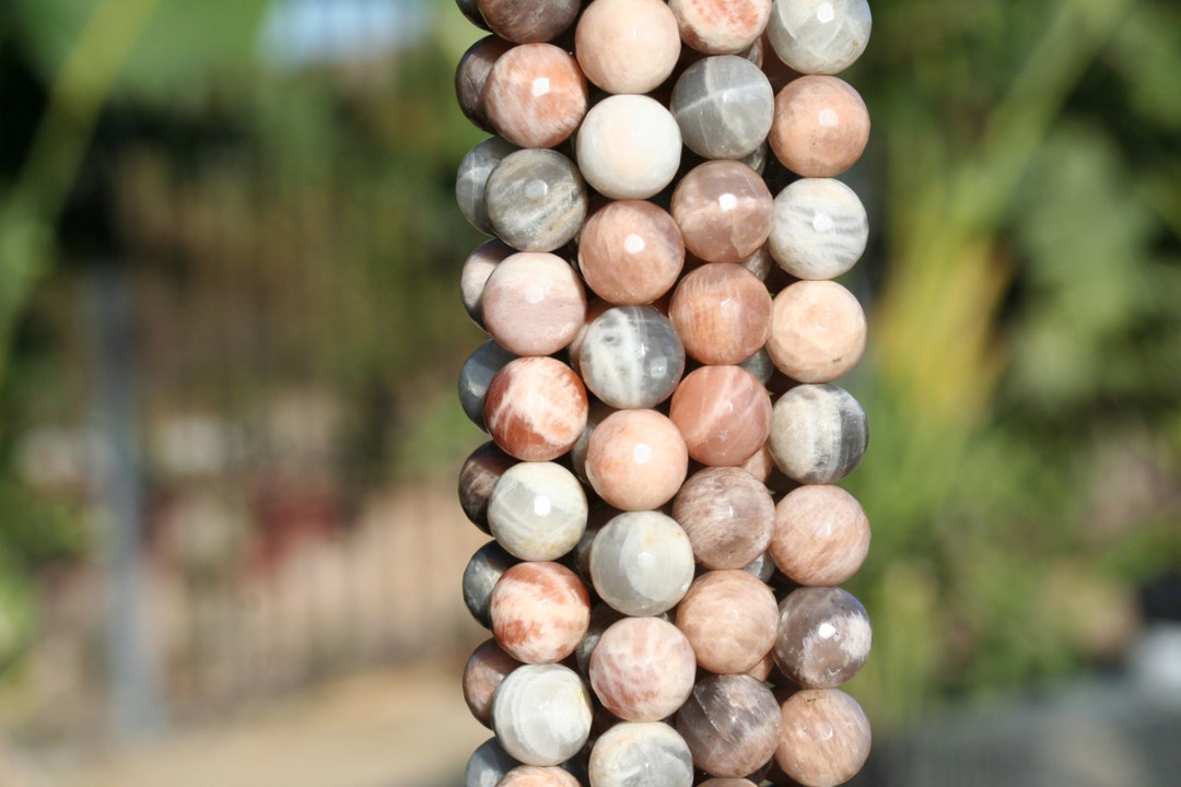 Natural Moonstone Multiple Color 10mm/12mm Faceted Round - Etsy