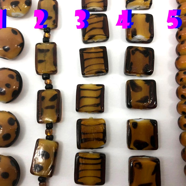 Leopard Print Beads - Etsy