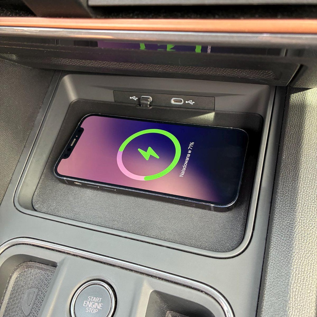 Cupra Formentor Seat Leon Magsafe Charger | Carbon Fiber Console Phone ...