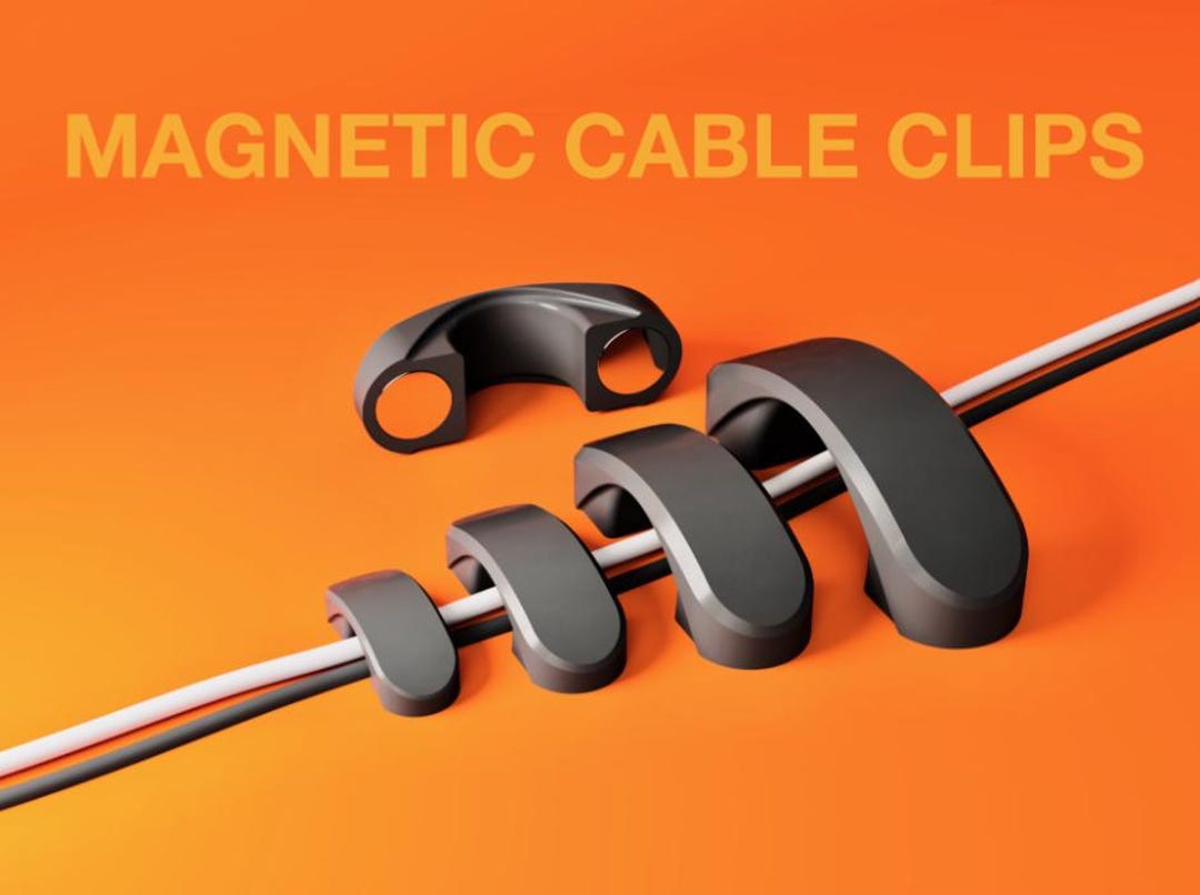Magnetic Cable Clips – 3D Printed Cable Management Set - Etsy