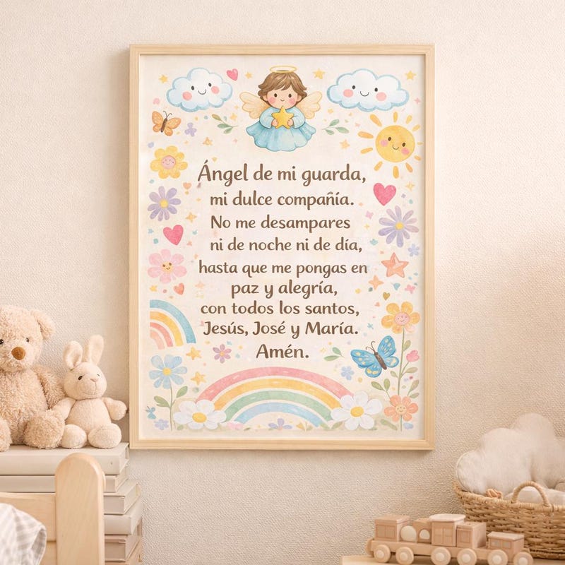 Angel De Guarda Print - Etsy