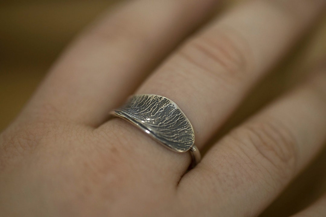 Long Samara Ring Sustainable Sterling Silver or Solid Gold Made to ...