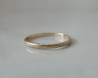 Rustic Gold Rings | Etsy