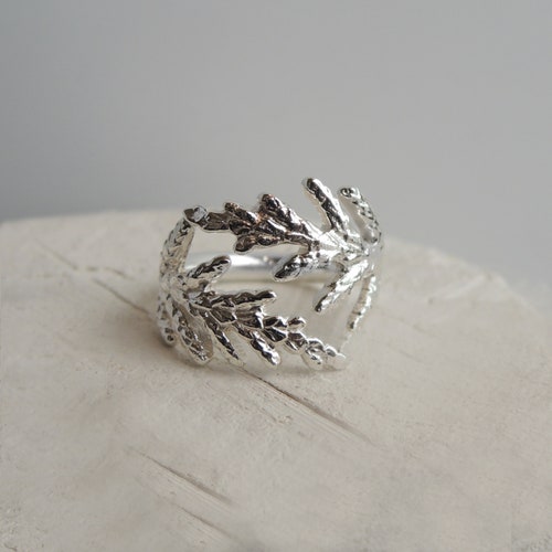 Interlaced Cedars Adjustable Cedar Wrapped Ring Branch - Etsy