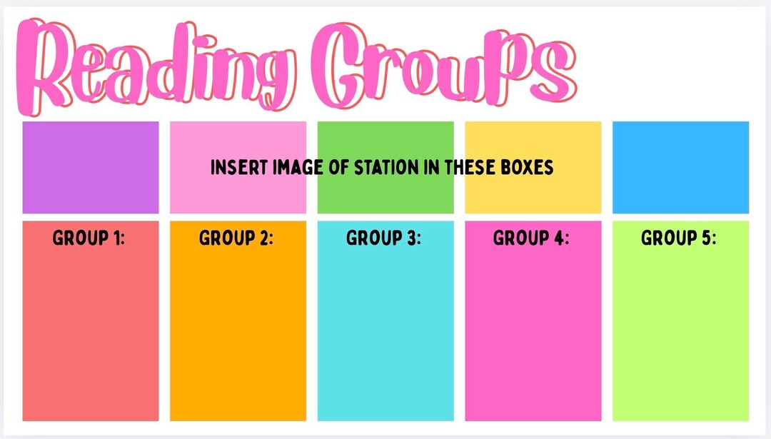 Editable Reading Groups Slides | Canva Template for Google Slides ...