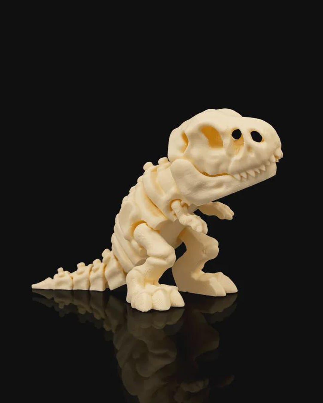 T-rex Skeleton, Dinosaur Flexi Toy, Cute Fidget Dino - Etsy