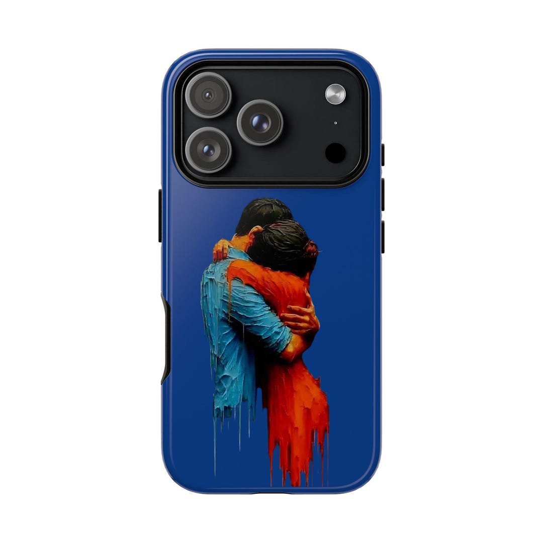 Romantic Couple Hug Phone Case - Love Art Design Gift - Etsy