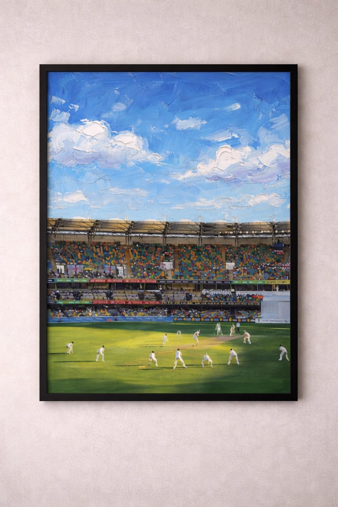 Cricket Poster | Sports Wall Art | the GABBA Stadium - Etsy