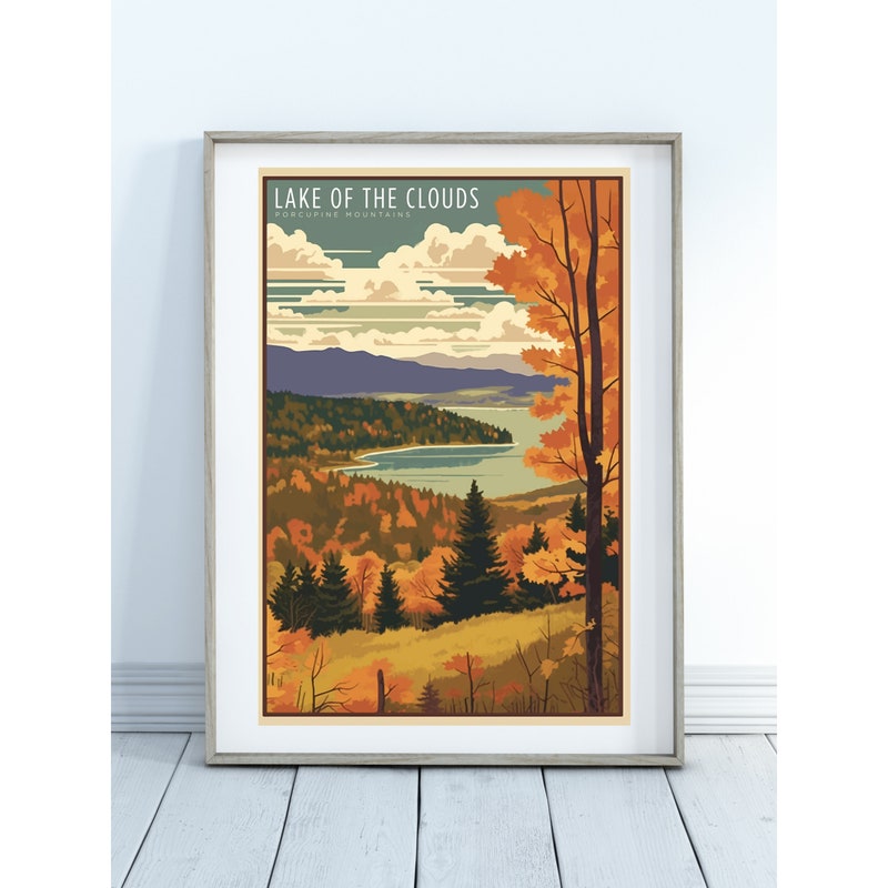 Michigan Poster - Etsy