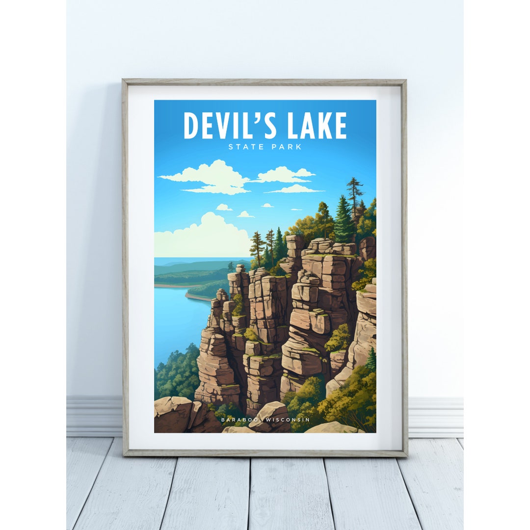 Devil's Lake State Park Quartzite Cliffs, Baraboo, WI - Perfect for Any ...