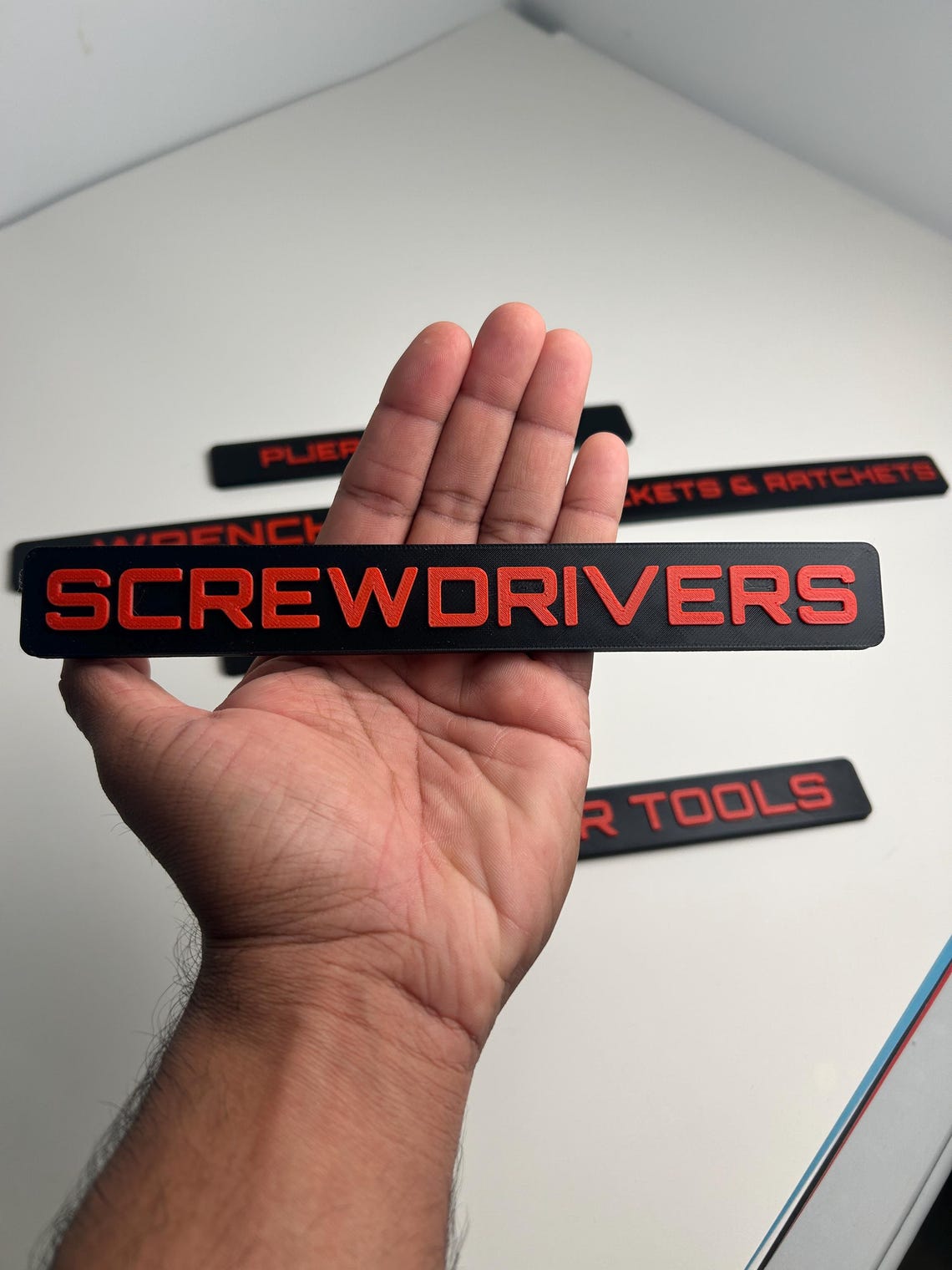 Magnetic Toolbox Labels for Mechanics | Custom Tool Drawer Organizer ...