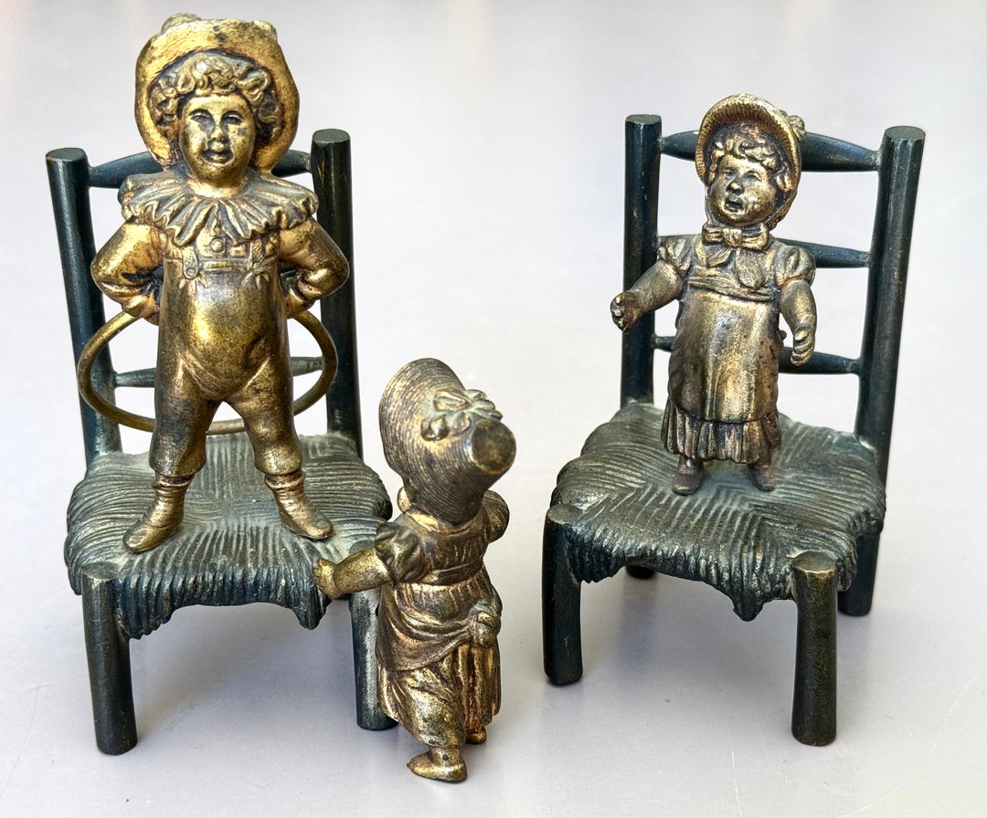 Antique Victorian Ensemble Bronze Collection Showcase Item - Etsy