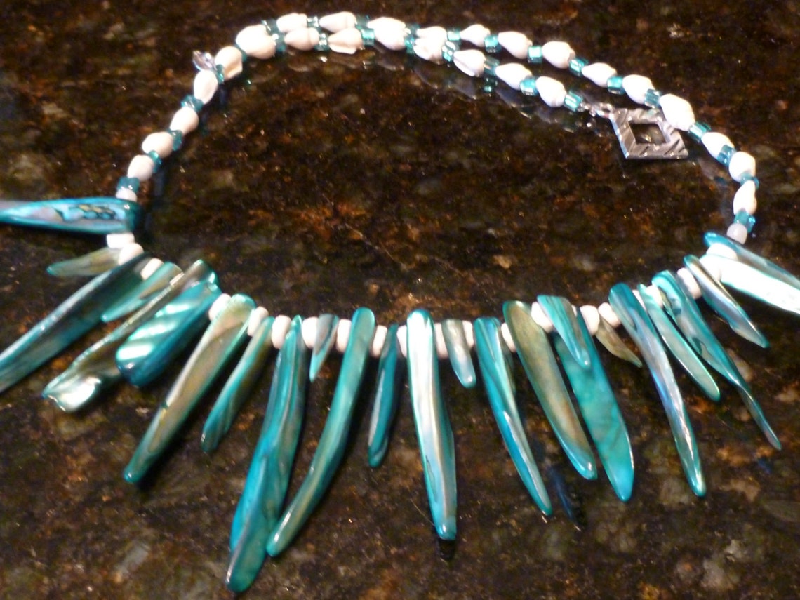 Tribal Inspired, Sea Shell Necklace - Etsy