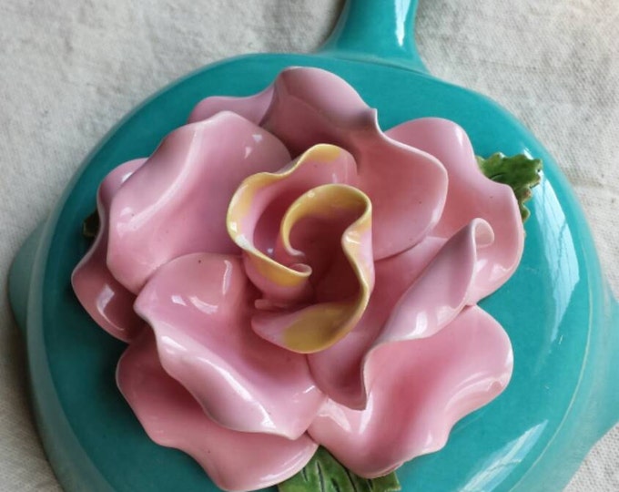 Vintage Ceramic Skillet Wall Pocket - Etsy