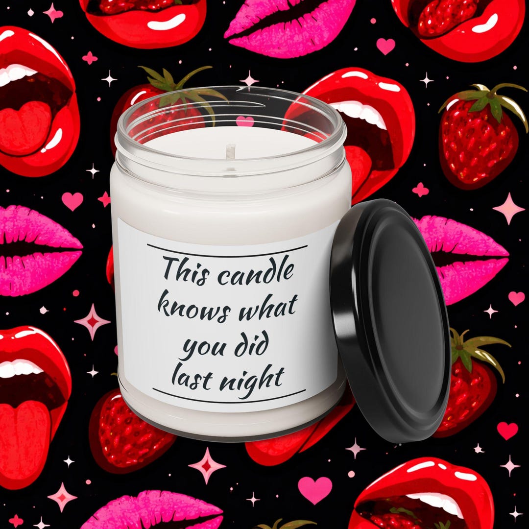 This Candle Knows | 9oz Soy Candle, Cheeky Home Decor - Etsy