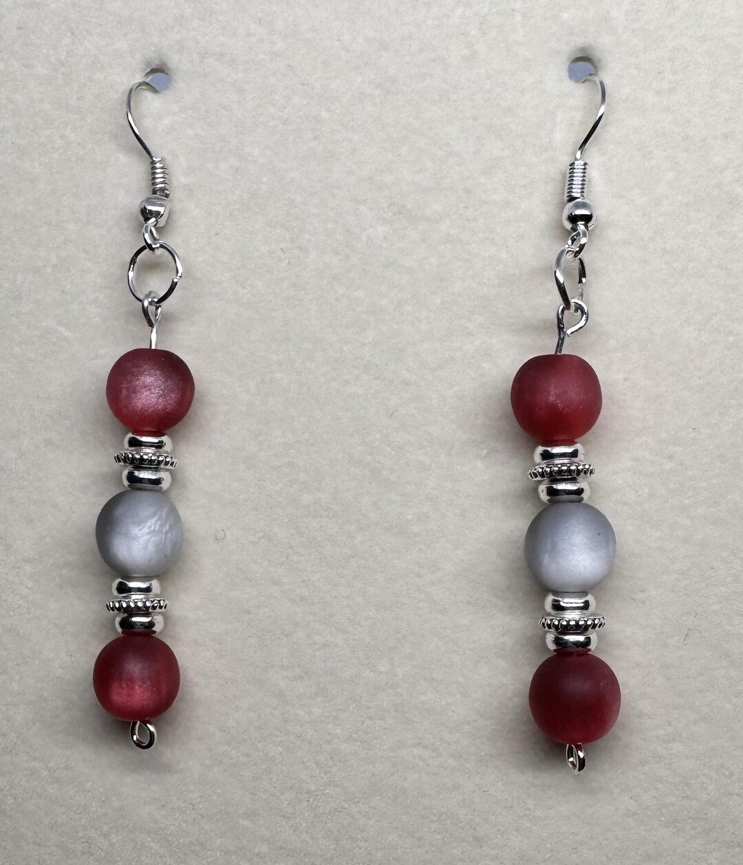 Ohio State Buckeyes Frosted Ombre Pearl Earring Set 4 - Free Shipping ...