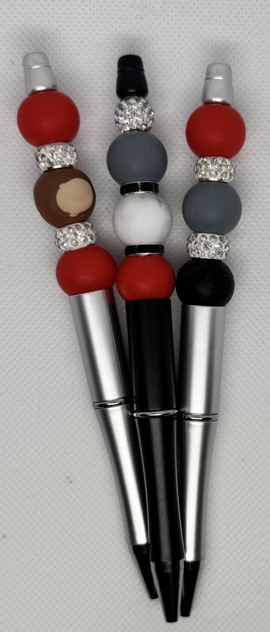 Set of 3 Beaded Ohio State Buckeyes Pens - FREE SHIPPING - Etsy