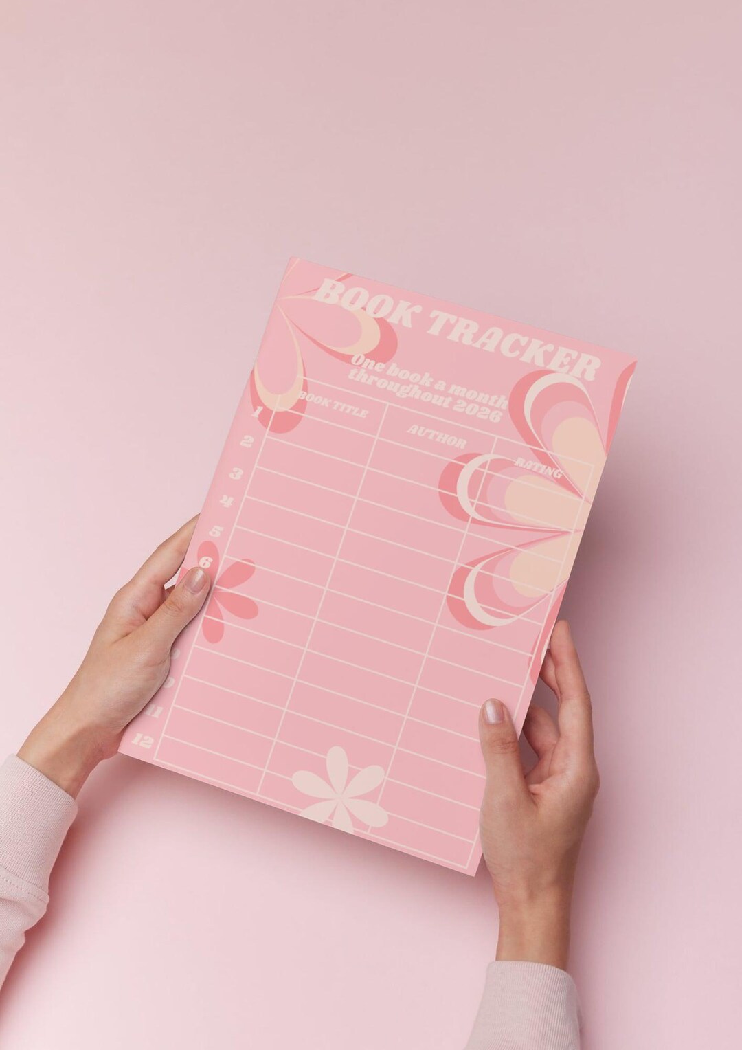 Book Tracker Template - My Reading Journey 2026 (pink) - Etsy