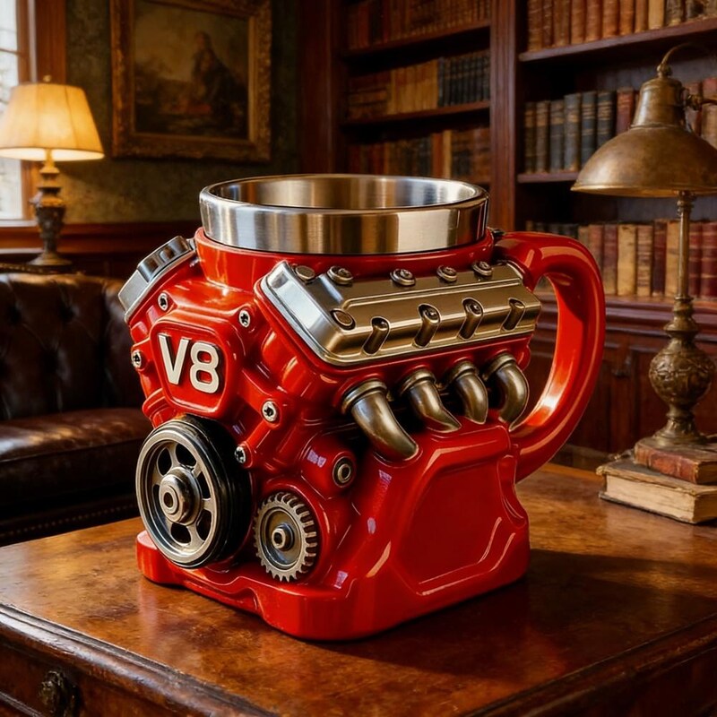 V8 Engine Coffee Cup - Etsy
