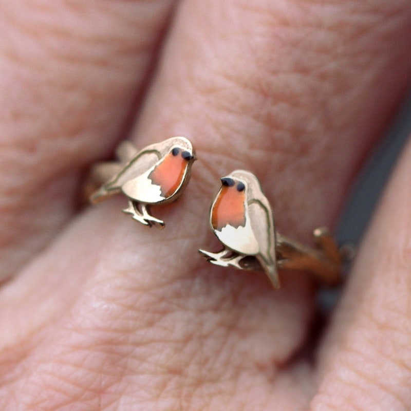 Bird Ring - Etsy