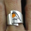 Handmade Silver/gold Plated Robin Ring - Etsy