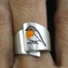 Handmade Silver/gold Plated Robin Ring - Etsy