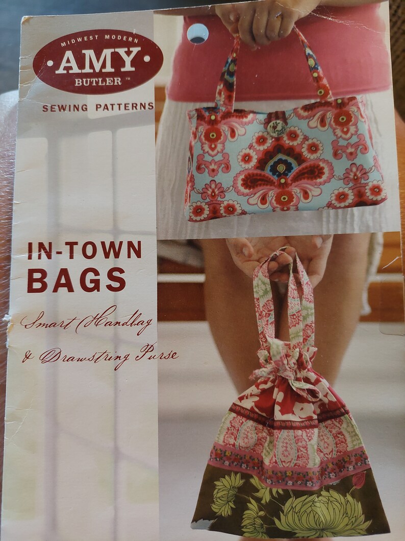 Amy Butler In-town Bags Sewing Pattern - Etsy