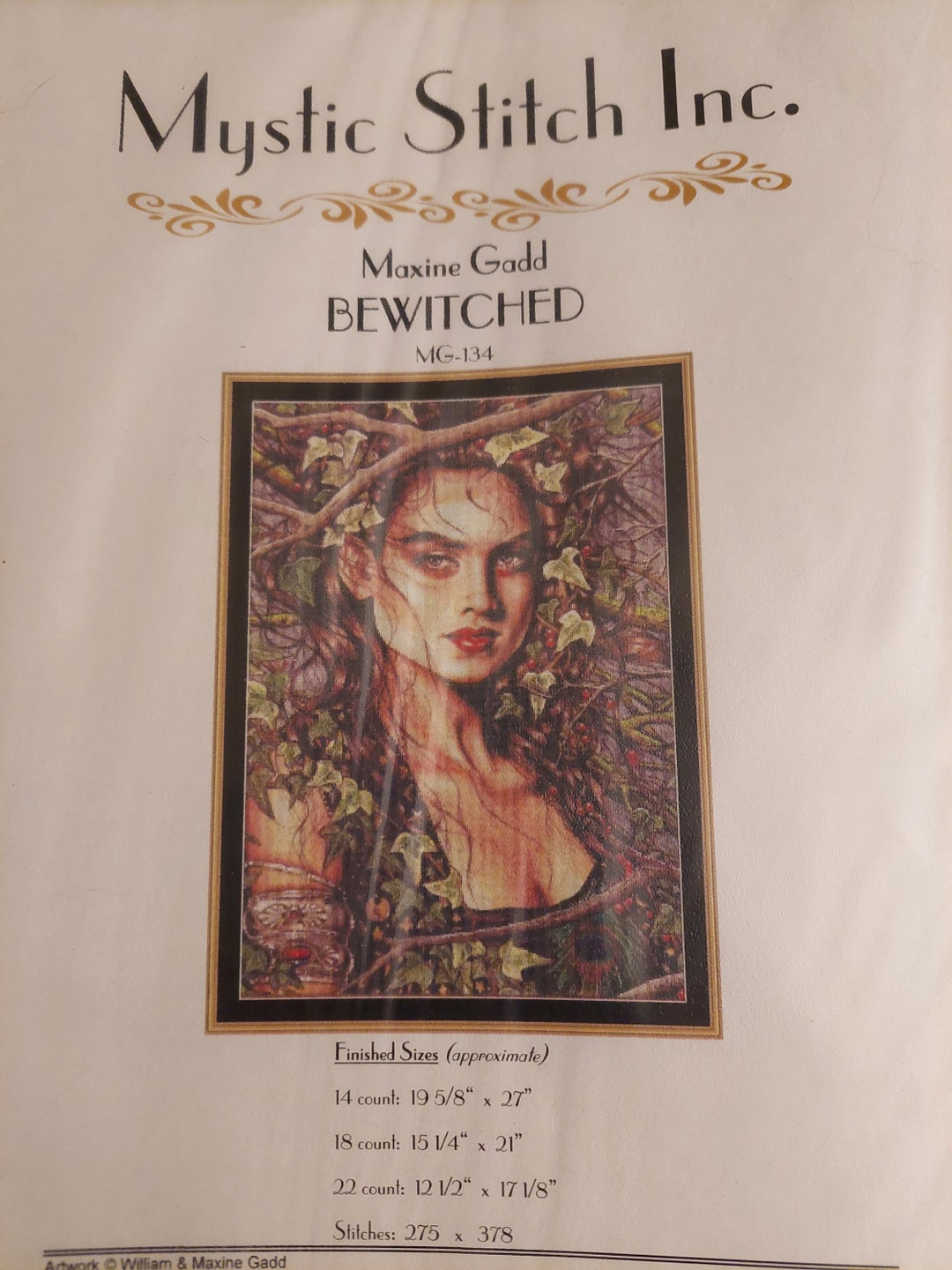 Mystic Stitch Bewitched Maxine Gadd Counted Cross Stitch Chart - Etsy
