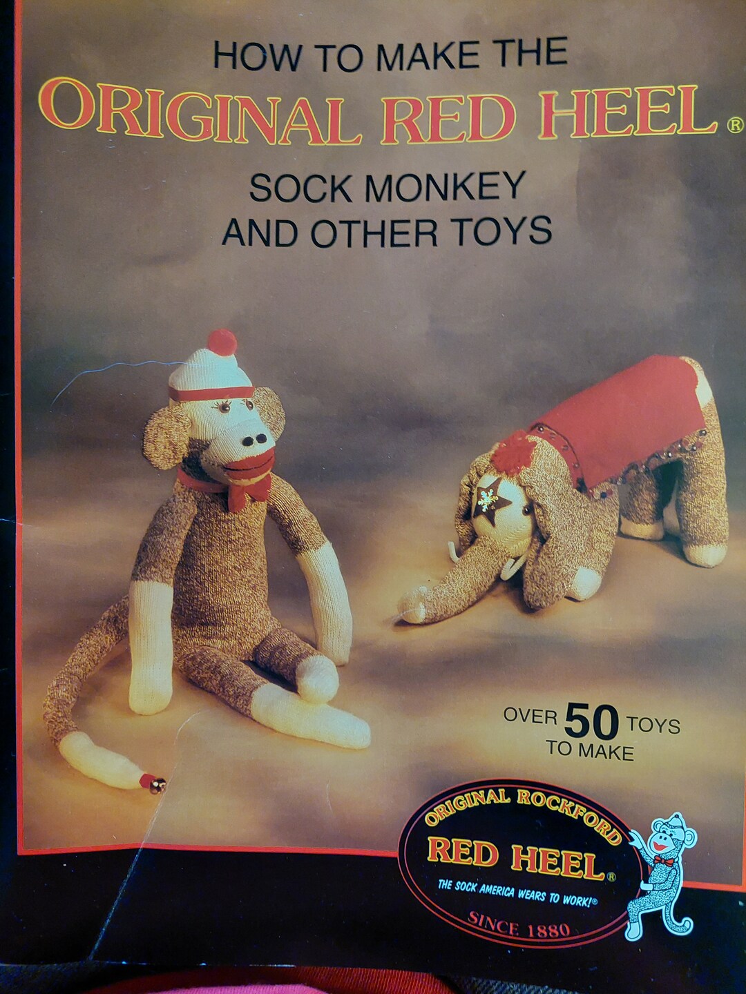 How to Make the Original Red Heel Sock Monkey and Other Toys Book - Etsy