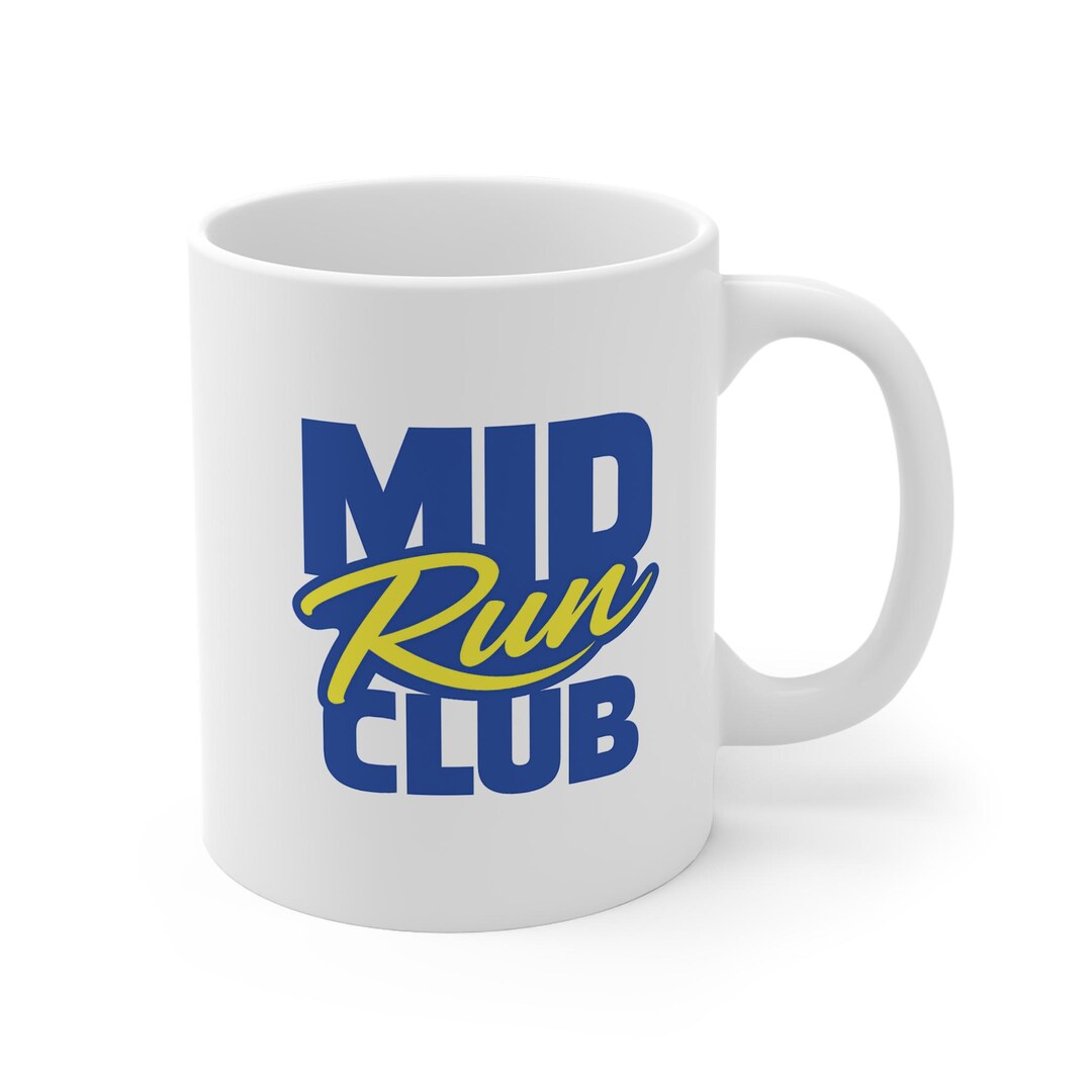 Running Mug Gift | Mid Run Club Coffee Cup | Funny Runner Present ...