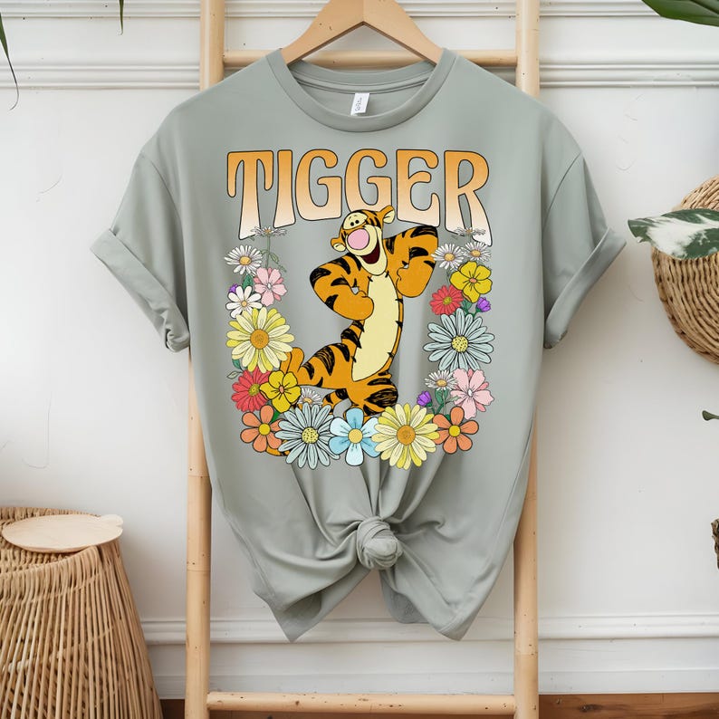 Winnie the Pooh Friends Floral PNG Bundle – Pooh Piglet Tigger Eeyore ...